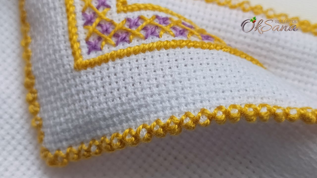 Etamin Kenar Kıvırma Örneği - Video